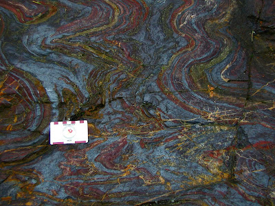 earthscienceguy: Minnesota Geology Monday - Folded Banded Iron Formation