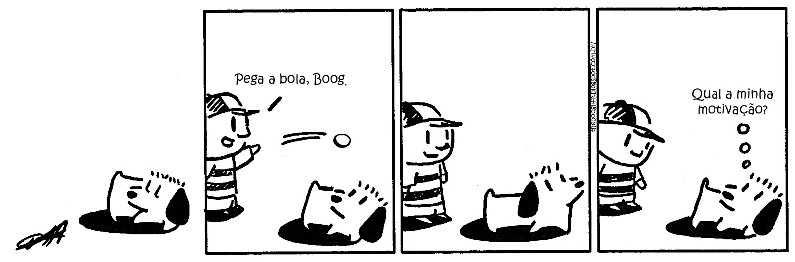 Vida de Boog - Tirinhas e quadrinhos: 004: Qual a Motivação?
