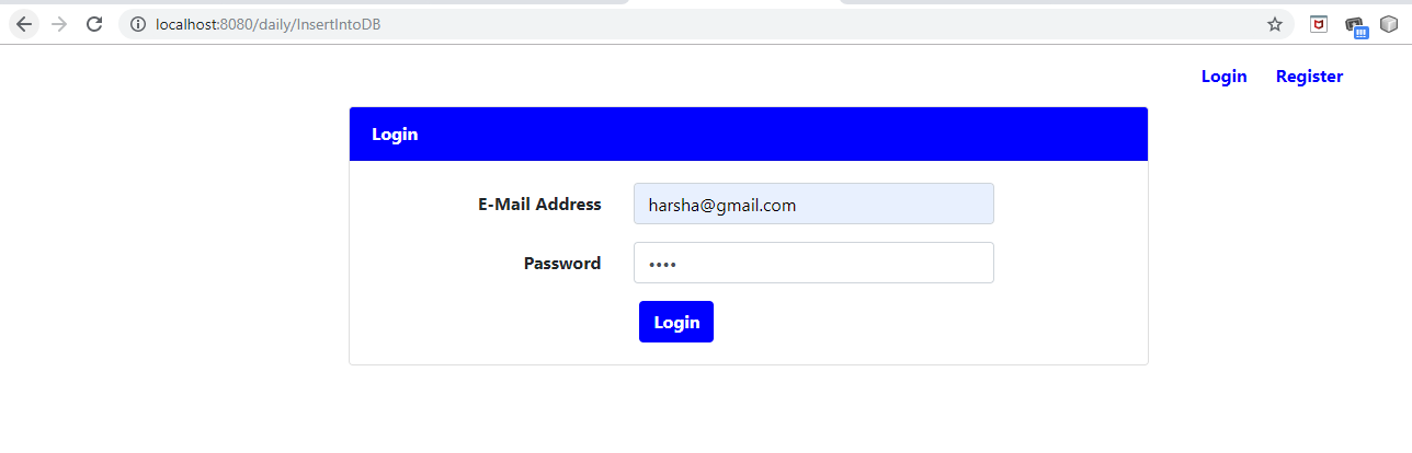 Simple Registration and Login Form using Servlet, postrgeSQL Database ...