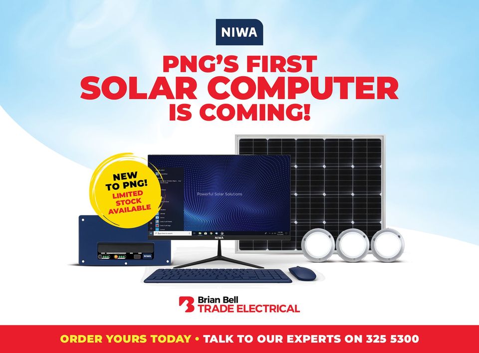 Solar Computers Reach PNG market - Tech Pacific