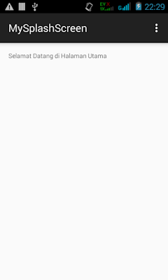 (Tutorial Android) Membuat Splash Screen - My Personal Blog