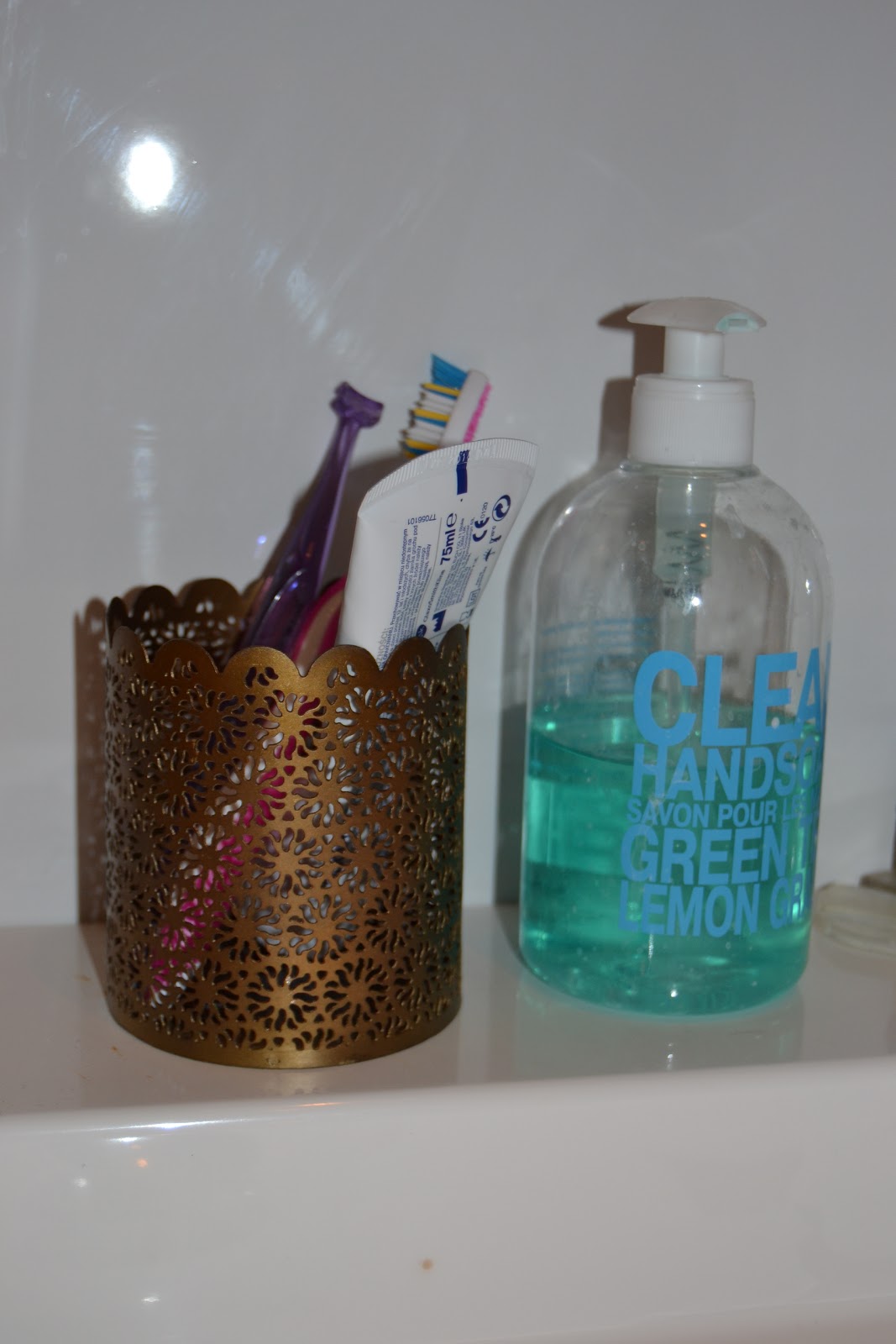 Loppedilla: Pynt på badet