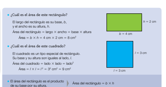 TUS MAESTRAS EN LÍNEA: ÁREA DEL RECTÁNGULO Y DEL CUADRADO 26-05-20