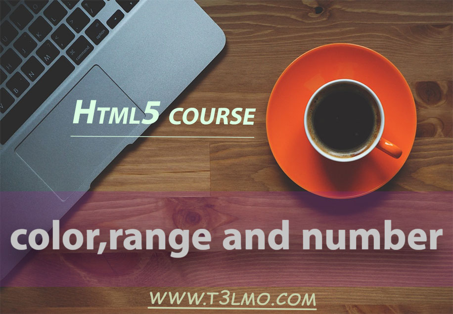 جديد وسم Form في لغة html5 وشرح color,range and number