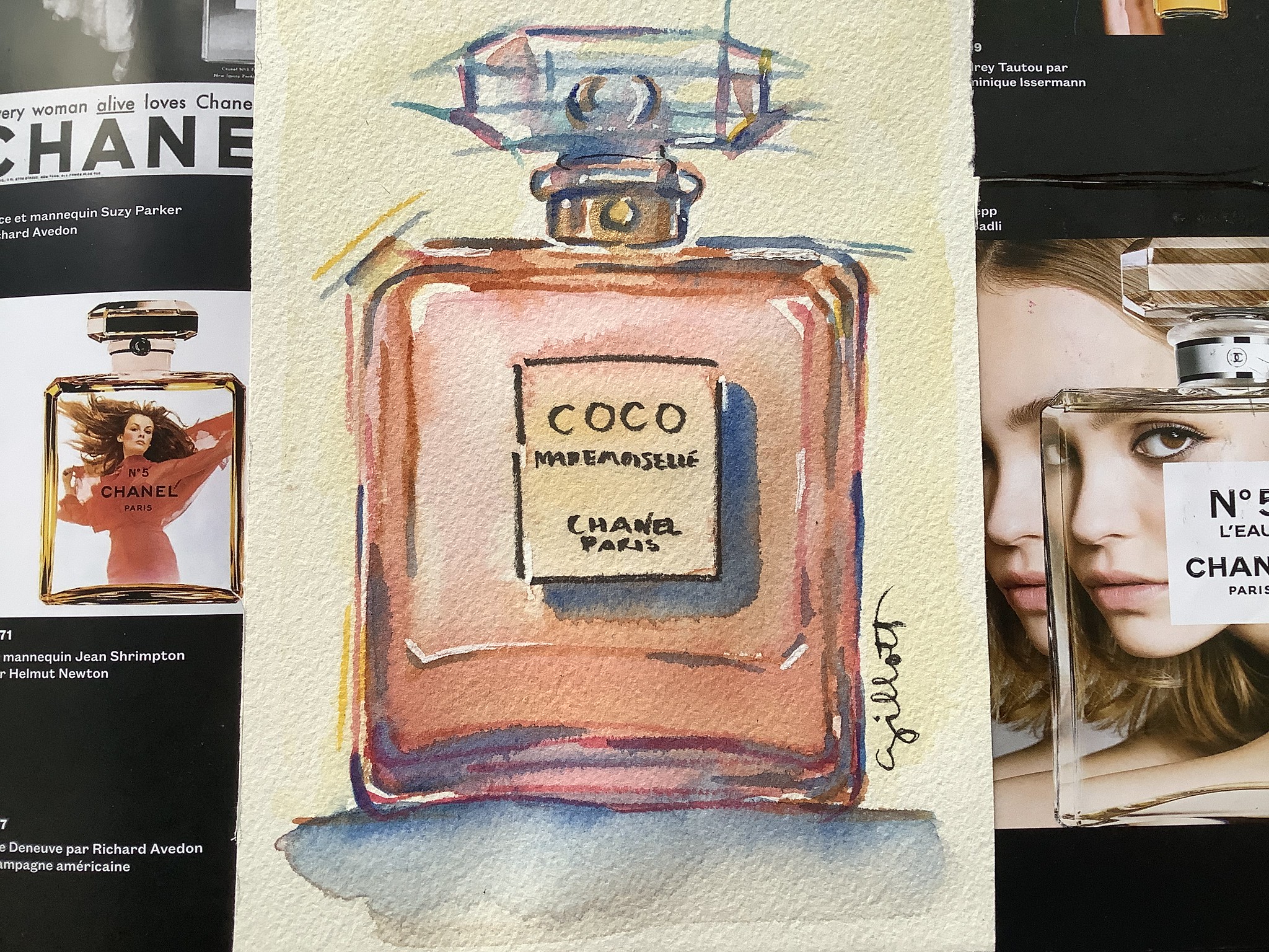 paris breakfasts: Chanel Map