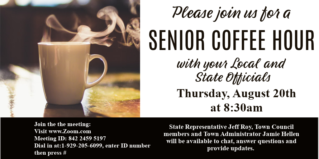 Franklin Matters: Senior Center Coffee Hour - Aug 20, 2020 - 8:30 AM