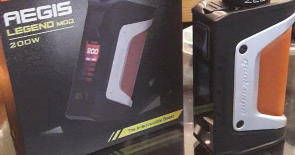 AEGIS LEGEND 200 WATT - DUAL BATTERY DARI GEEK VAPE - MOD TAHAN BANTING ...