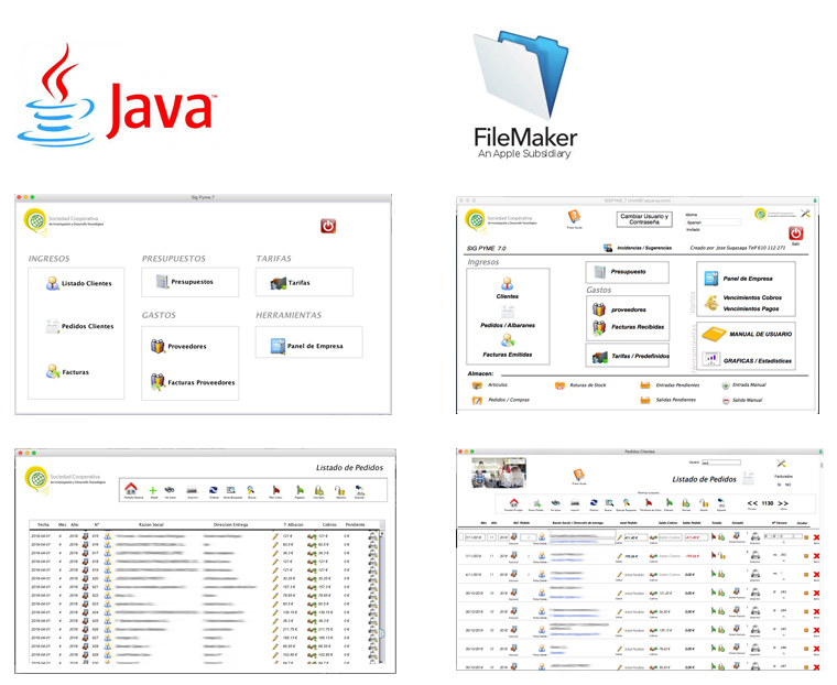 Filemaker + Java lleva tus programas a otra dimensión. - ERP para Mac | Filemaker
