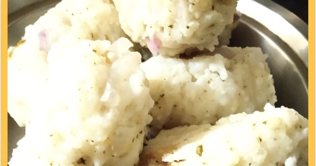 Ramya's World: Steamed rice balls