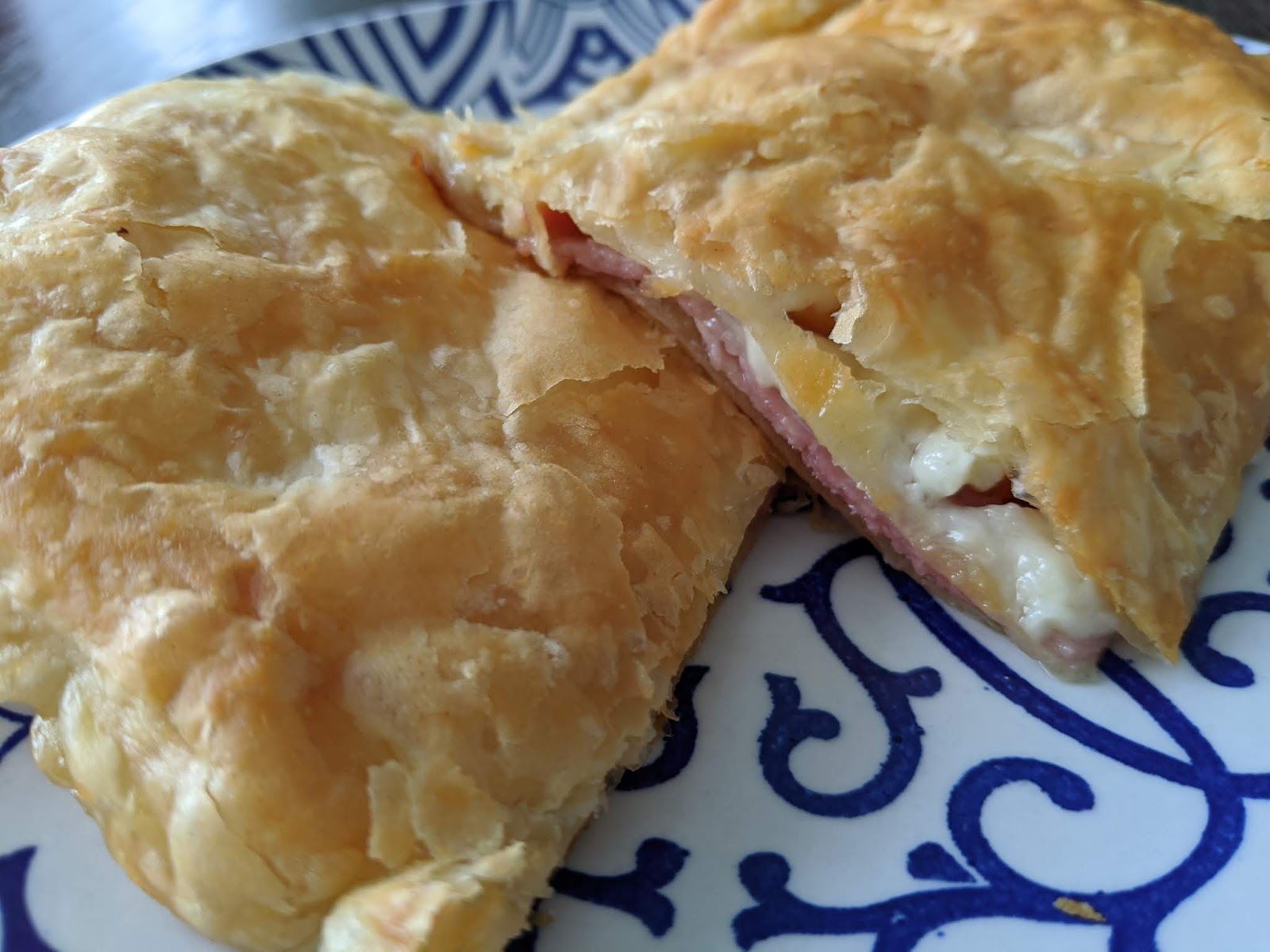 Ham and Brie Puff Pastry Slab Sandwich