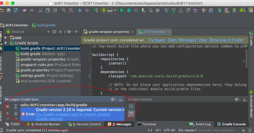 dominoc925: Fix Gradle errors when upgrading old Android projects to a new Android Studio version