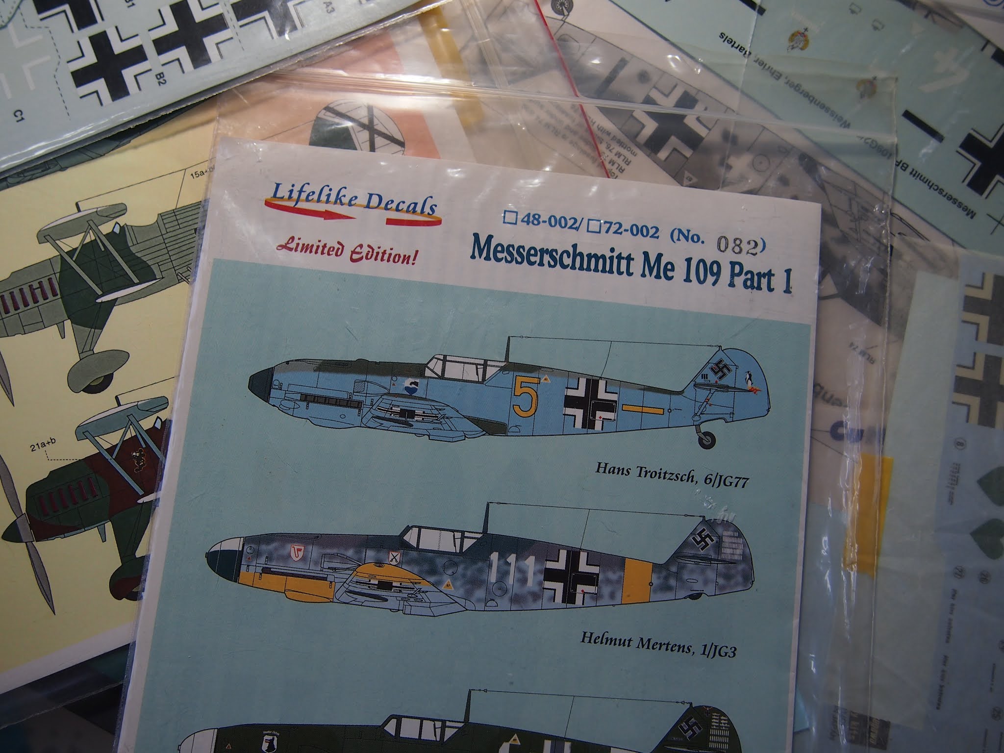 M's Factory: メッサーシュミット Bf109 E-3 ハセガワ1/48 を作る