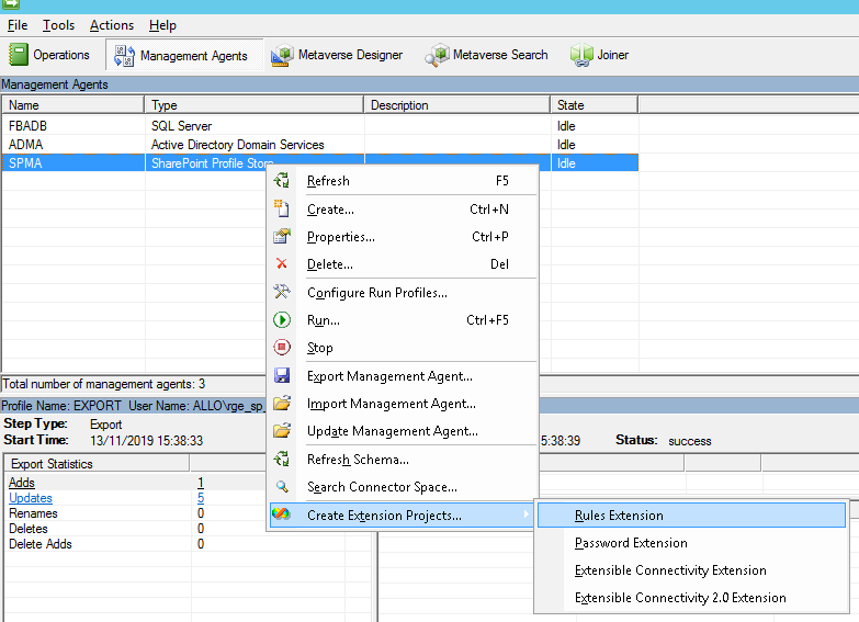 Synchronising SharePoint 2016 FBA users using MIM 2016 Synchronising SharePoint 2016 FBA users using MIM 2016