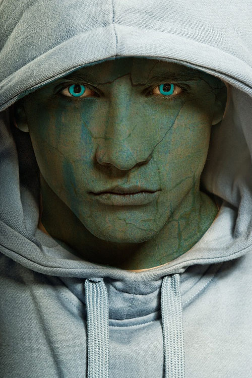 Graphic Design: Textured Face