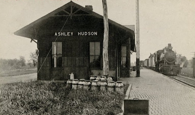 Towns and Nature: Hudson, IN: Wabash Ashley-Hudson Depot