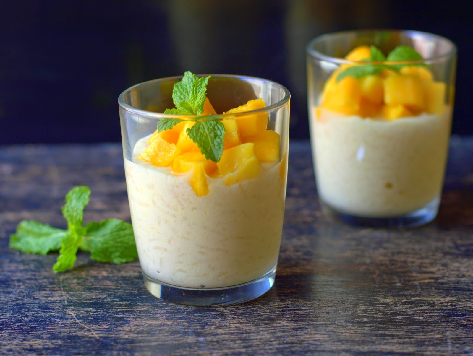Cakes & More: Baked Rice Pudding With Mangoes