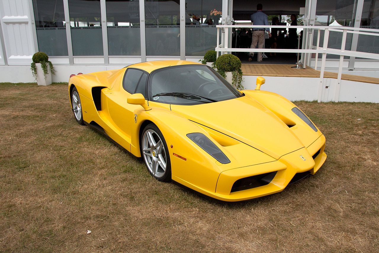 Wallpaper Sport Cars Yellow Ferrari Enzo Warna Kuning - ultra view imaging
