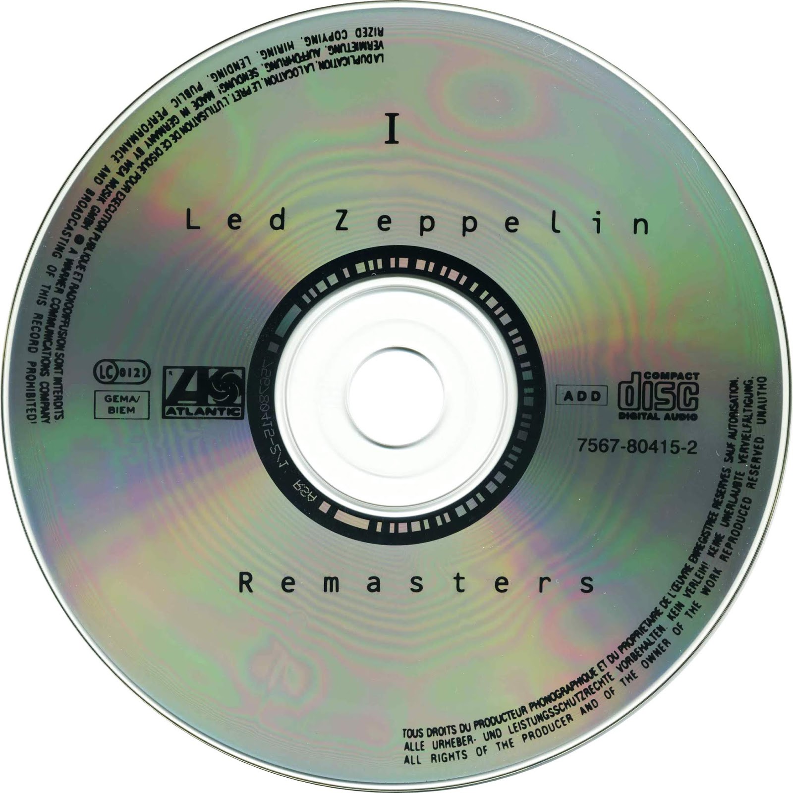 1990 Remasters - Led Zeppelin - Rockronología