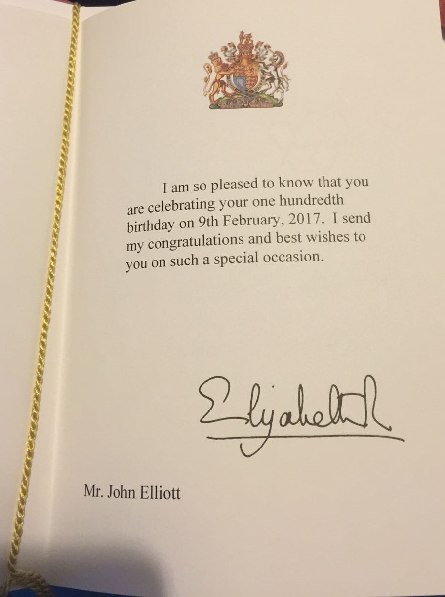 100Th Birthday Letter From Queen - Birthday Letter
