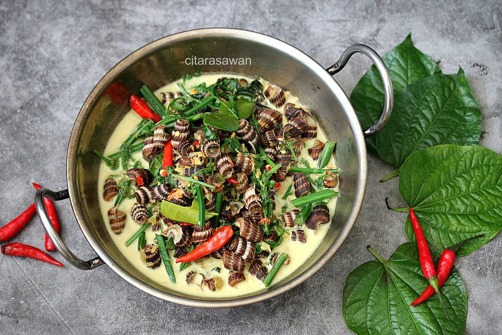 Siput Sedut Masak Lemak Cili Padi ~ Resepi Terbaik