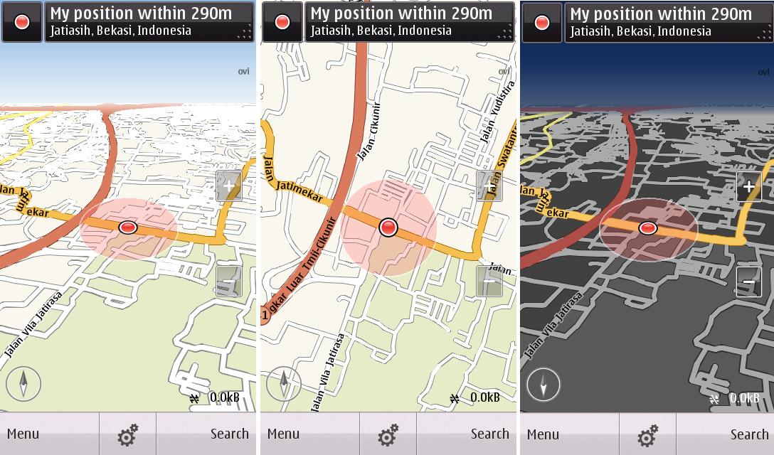 OVI Maps Nokia V 3.06 + Indonesia Map Support - Dengan Fitur Check-in ...