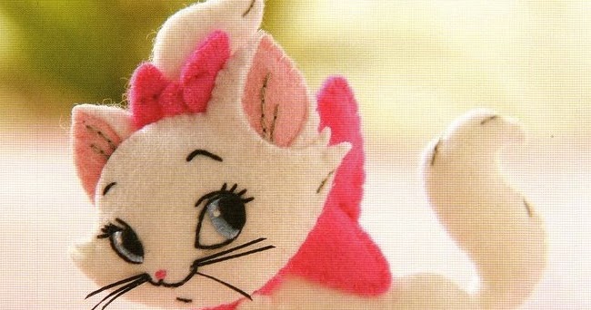 Molde gatinha marie para imprimir - Ver e Fazer