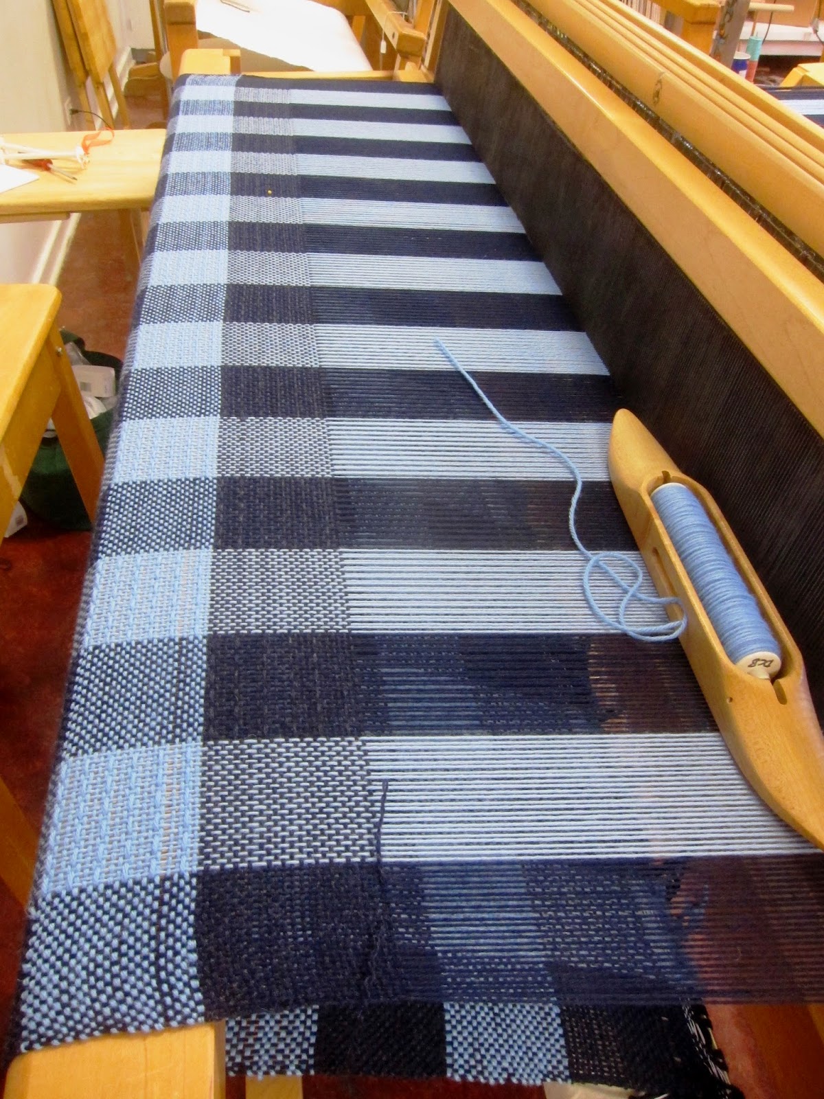 Deanna's Weaving: Yes, and How are the looms doing?