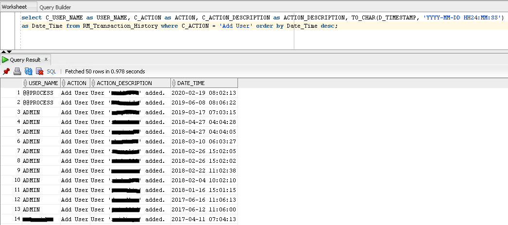 DRM: How to check DRM User creation date | EPM Zones
