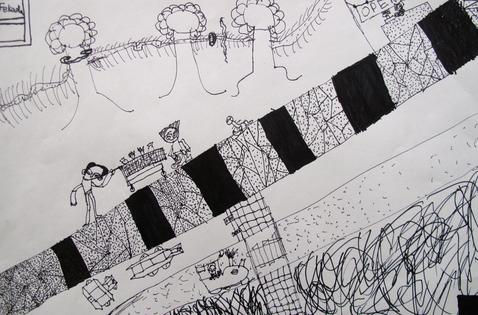 Lower School Art: Drawings