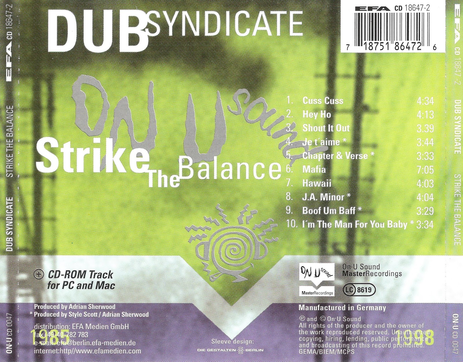 Blackman's Foundation: Dub Syndicate ( Discography)