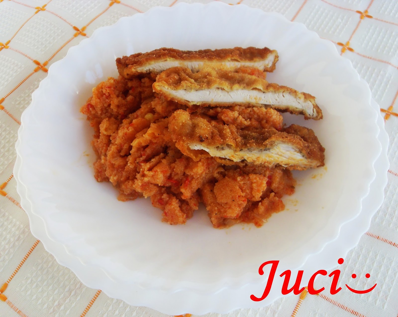 Könnyű a főzés, ha van miből!: Zakuszkás pirított gríz rántott csirkemellel