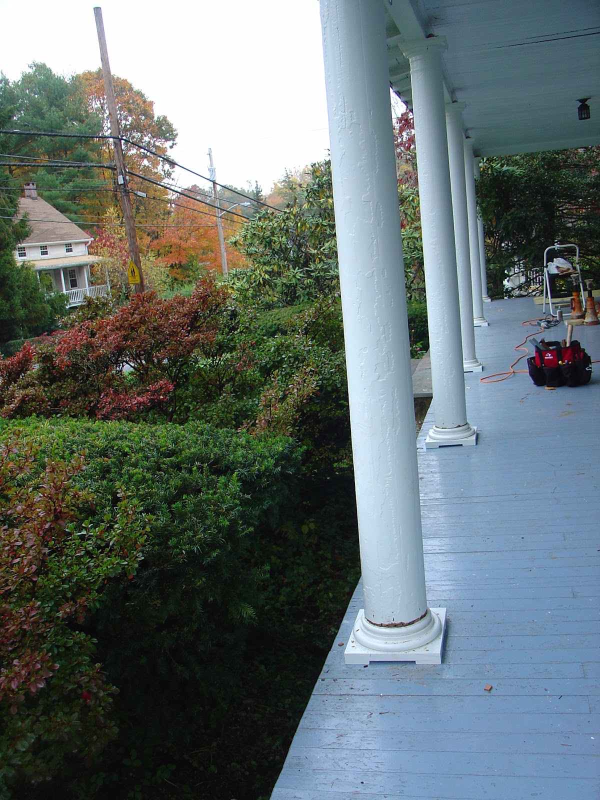 Life at Pugsley: Porch Column Bases 6: Just how crucial is it to secure ...