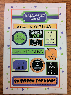 UNDERpaid and OVERblessed: Halloween Rules FREEBIE!!!!