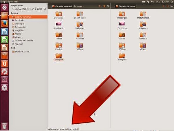 Informatica Aplicada a la Educación: Partes de la ventana de Ubuntu