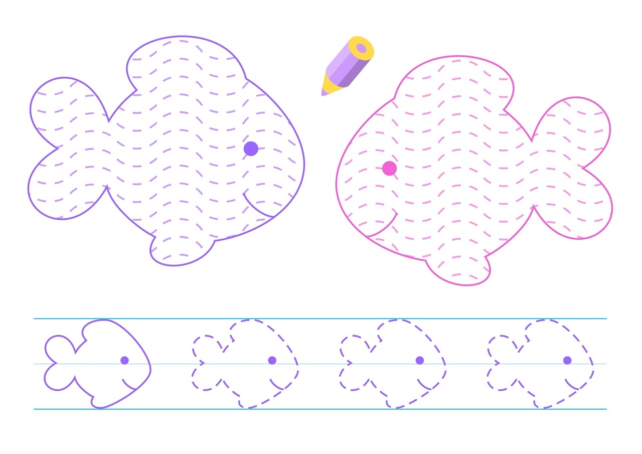 Fichas de motricidad fina para preescolar | Mundo de Rukkia