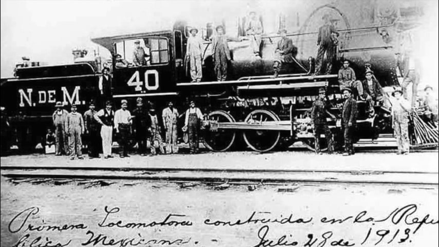 Dr Samuel Banda: La primera locomotora hecha en México