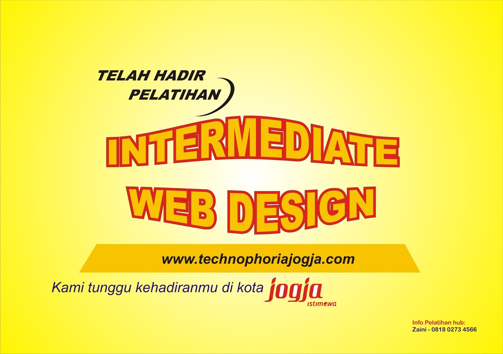 Bimtek dan Pelatihan Intermediate Web Design Interaktif Dinamis di Jogja