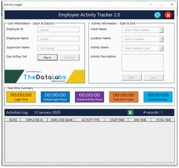 How To Create Employee Activities Tracker!! - Time 2 Tech