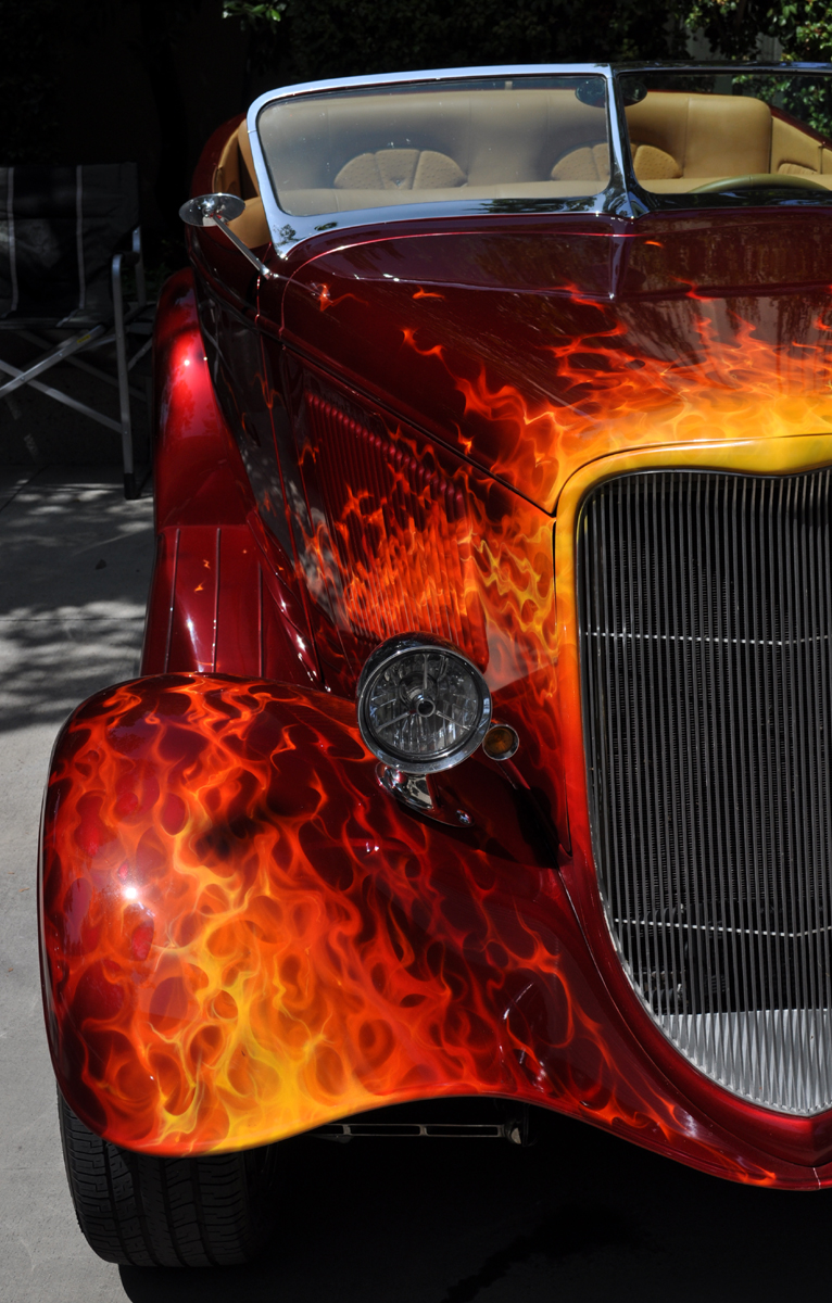 Just A Car Guy: flames may not make them hot rods, but it makes them ...