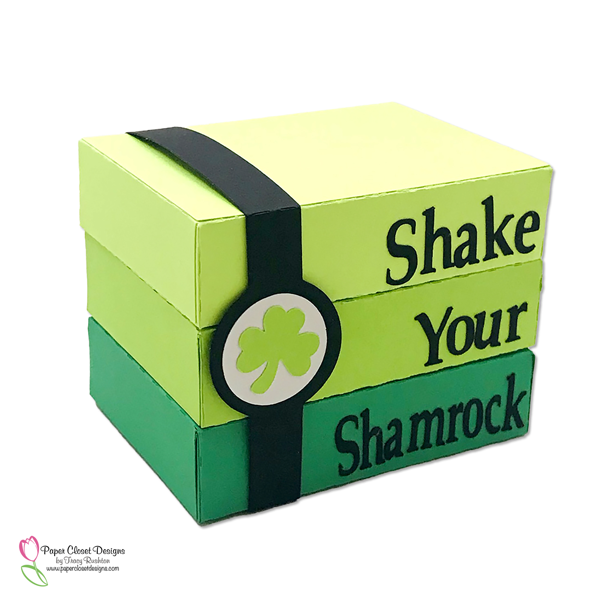 St. Patrick's Day Stacking Blocks - Paper Closet Designs