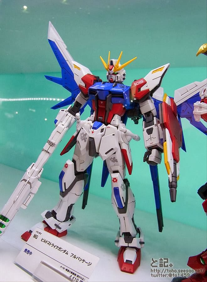 MG 1/100 Build Strike Gundam Full Package - on Display at Winter Hobby ...