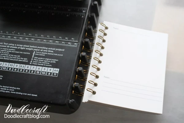 Character Notebooks Made with Cinch Binding Tool