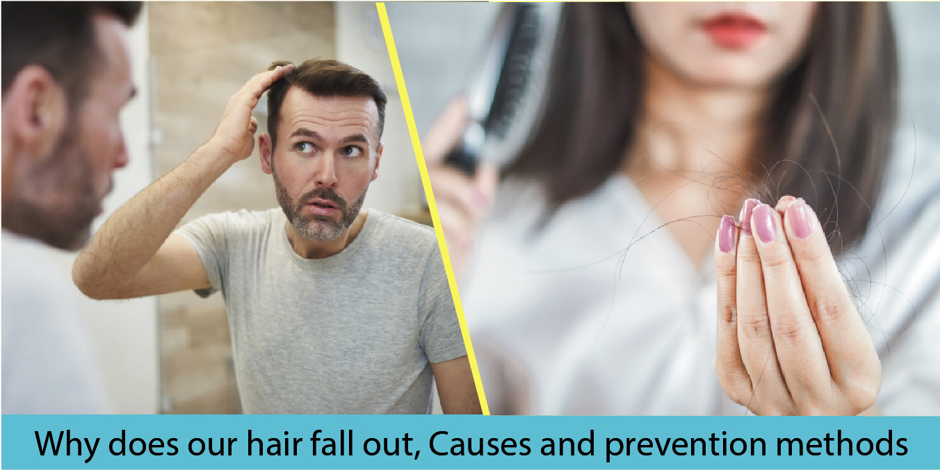 Why does our hair fall out, Causes and prevention methods