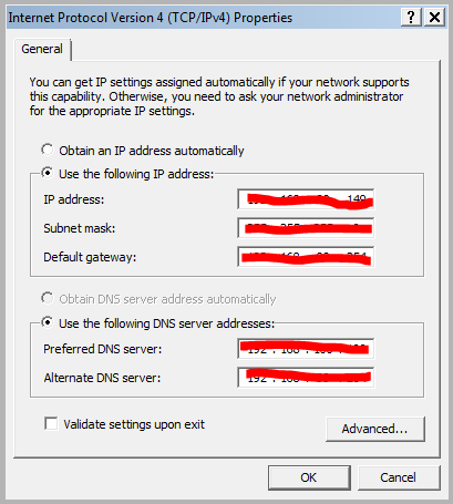Cara setting IP address pada windows 7 static