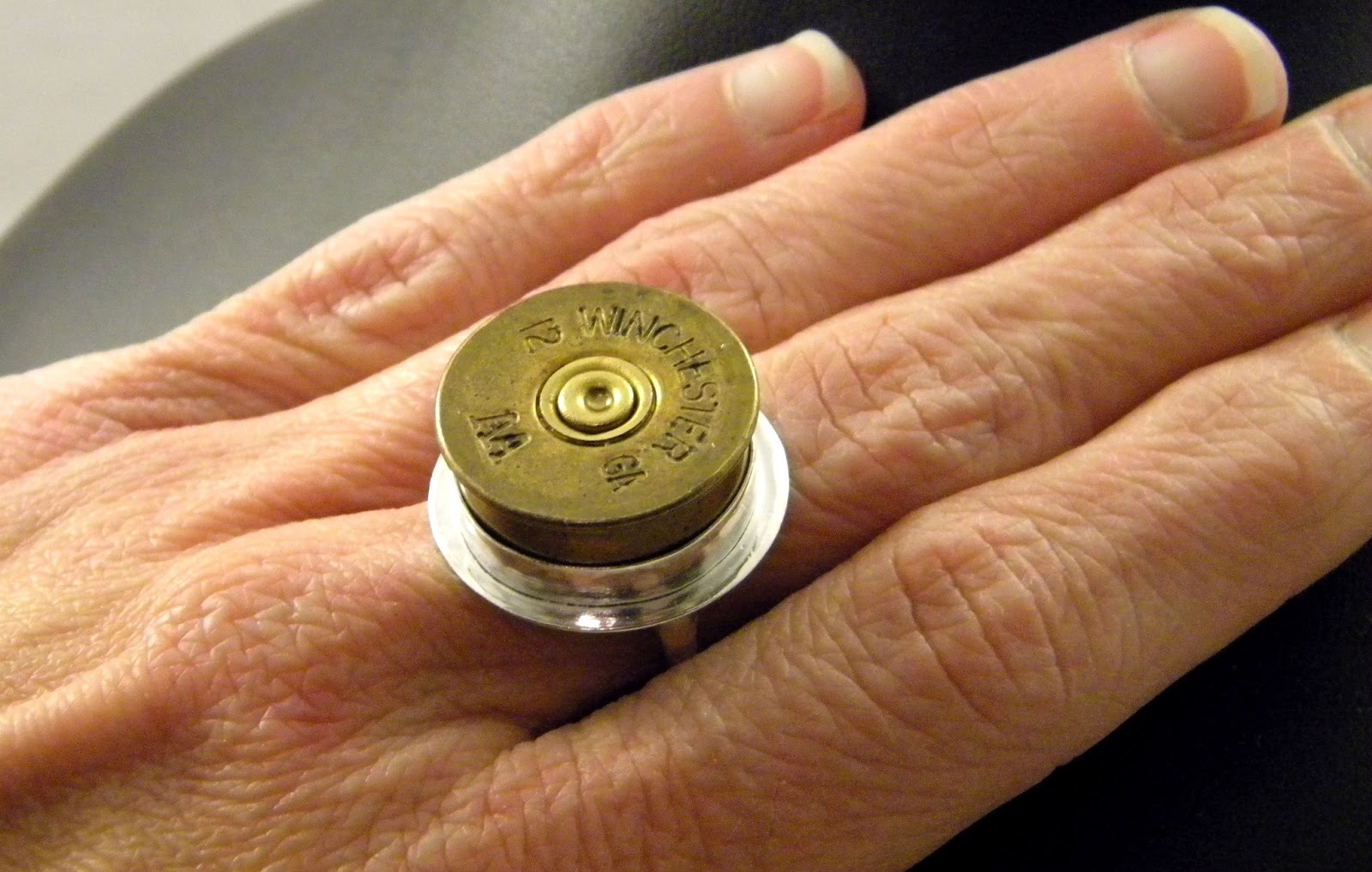 Cake and Jewelry: Shotgun shell rings
