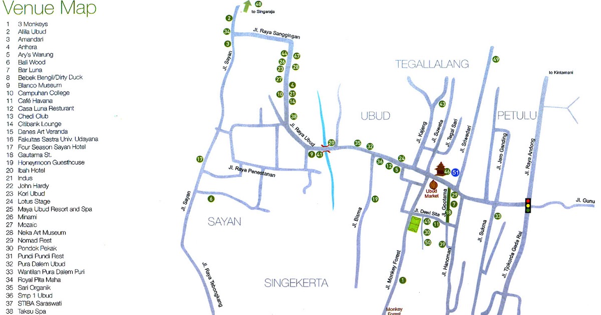 Bali Blog Weekly - Ubud - Bali - Indonesia: Maps Tidak Apa Apa House.