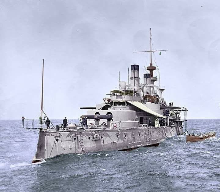 Pre-Dreadnought battleship USS Indiana (BB-1)