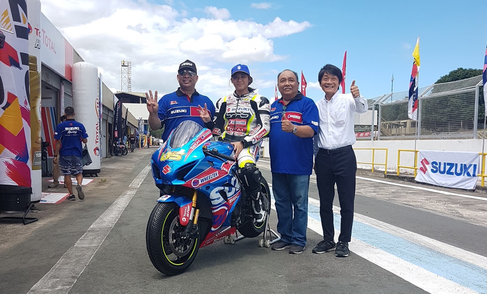 A Strong Start for Suzuki-Wheeltek's Jacq Buncio at the PSBK ~ Wazzup ...
