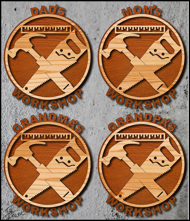 Scrollsaw Workshop: Four Workshop Sign Scroll Saw Patterns.