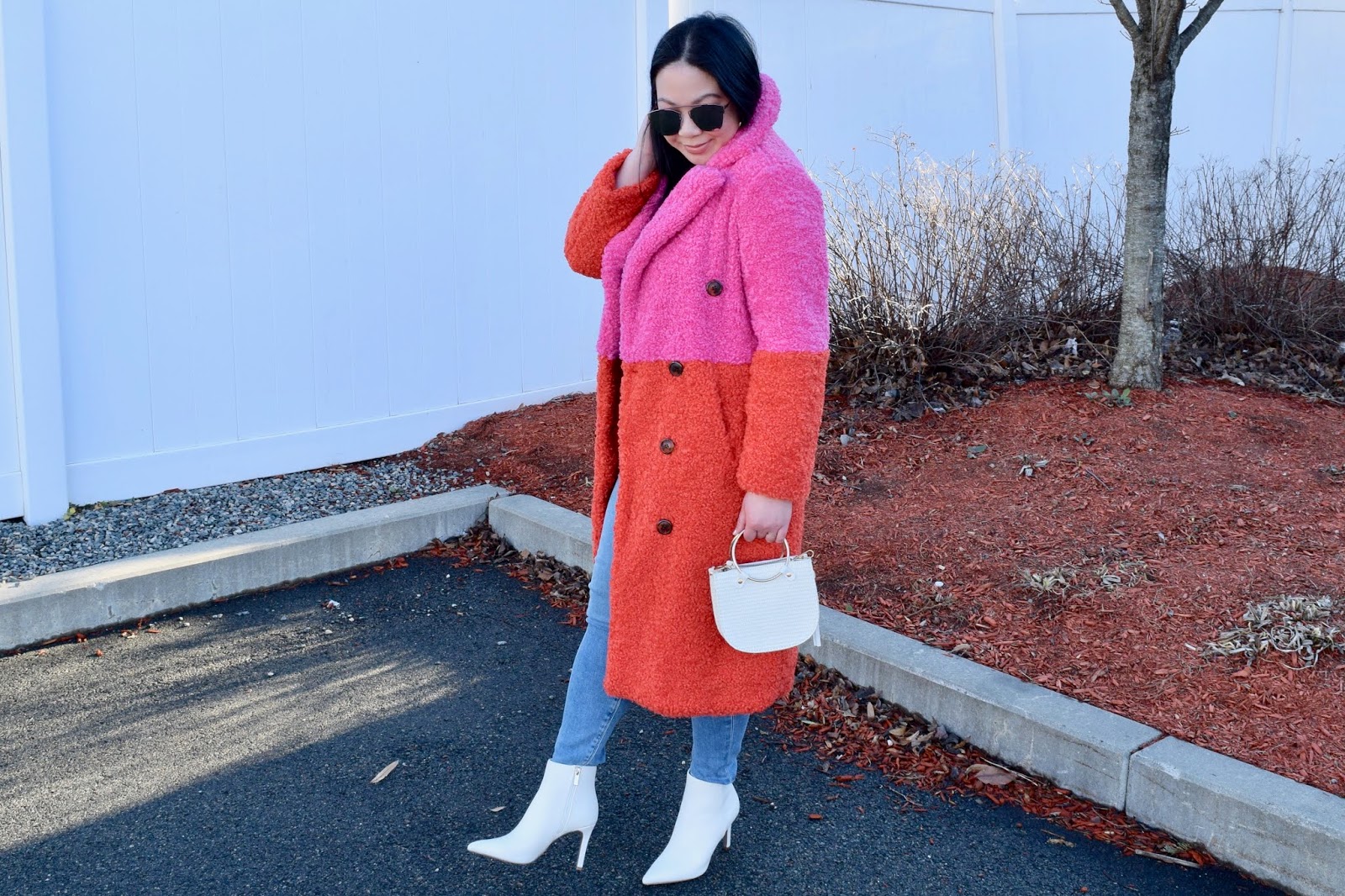 HOW TO STYLE A COLOR BLOCK COAT | Styling with Nina